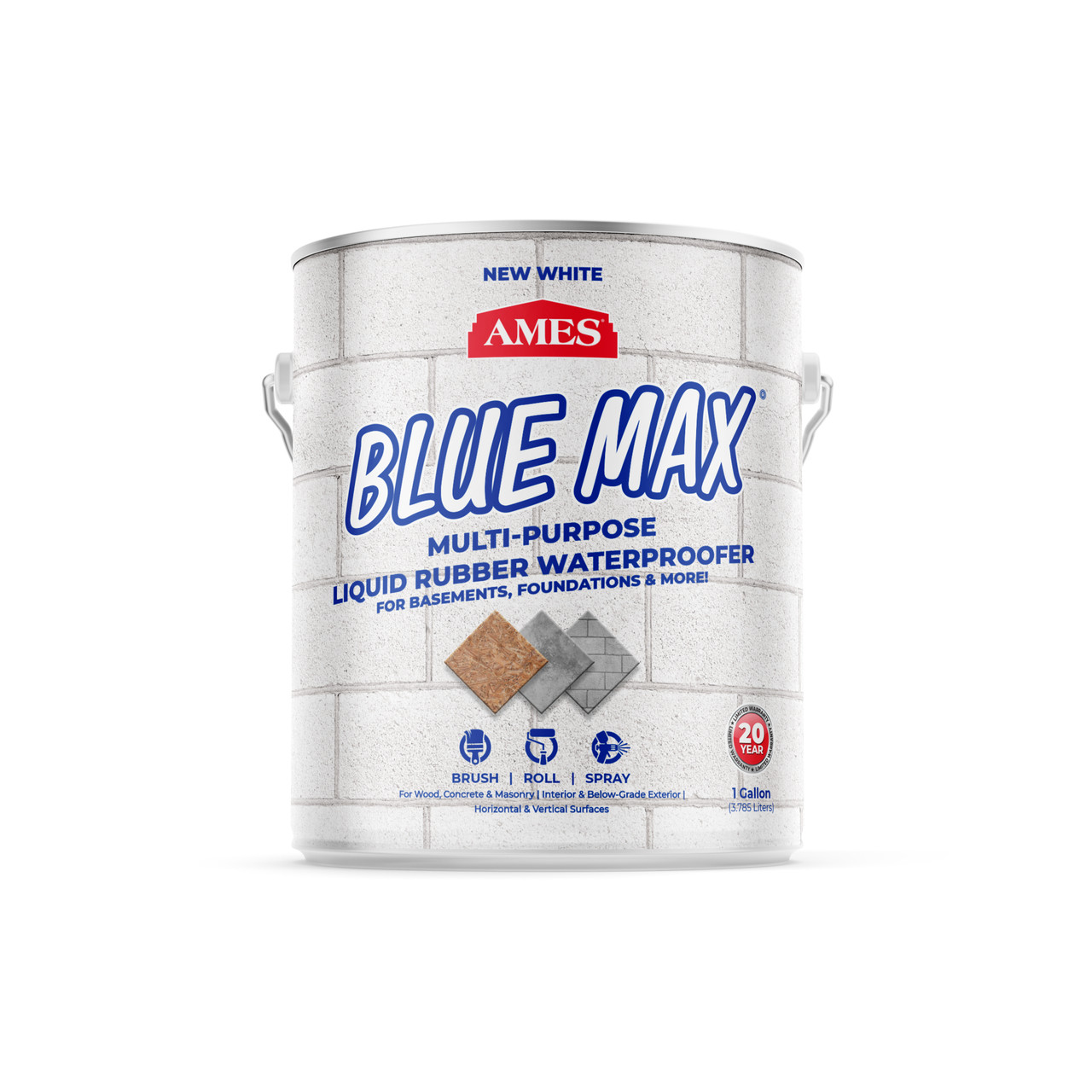 Blue Max White | Liquid Rubber Waterproof Sealant | AMES