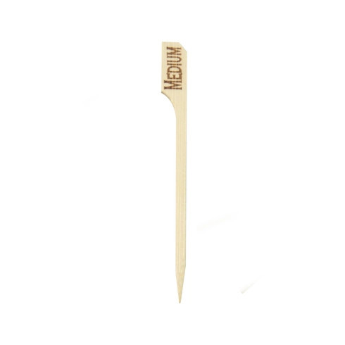 Steak Markers Cooked Labels Medium 3.5in - 100 pcs - BioandChic