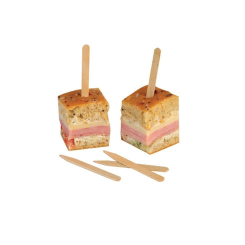 Wooden Sandwich Picks L:1.9in W:0.15in - 1000 pcs - BioandChic