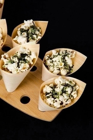 20 Holes Bamboo Reusable Cone and Temaki Display L:13.8in W:10.2inin H ...