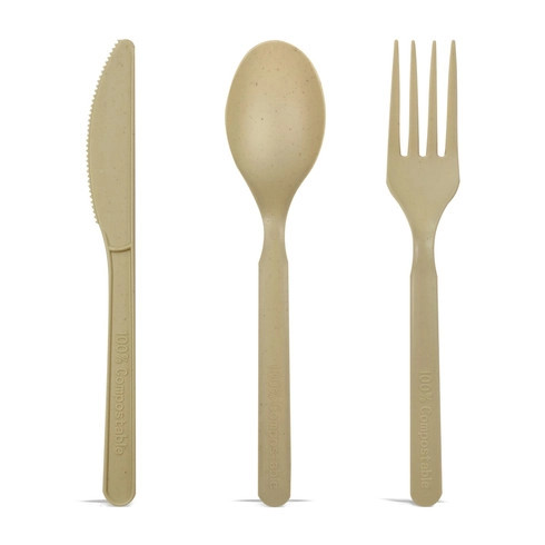 Unwrapped Compostable & Heat Proof Corn - Bamboo Fiber Spoon L:6in - 50 ...