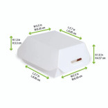 Kraft Mini Slider Box 2.8 x 2.8 x 2in - 50 pcs - BioandChic