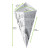 Sturdy Paper Cones with Newspaper Print 14.5oz 7.7 x 6.3in - 125 pcs ...