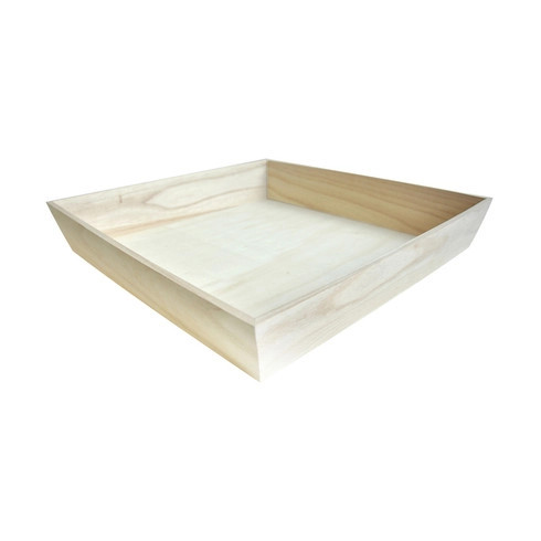 NOAH4040H Heavy Duty Wooden Tray Top:L:17.5in W:17.5in Bottom:L:15.9in ...