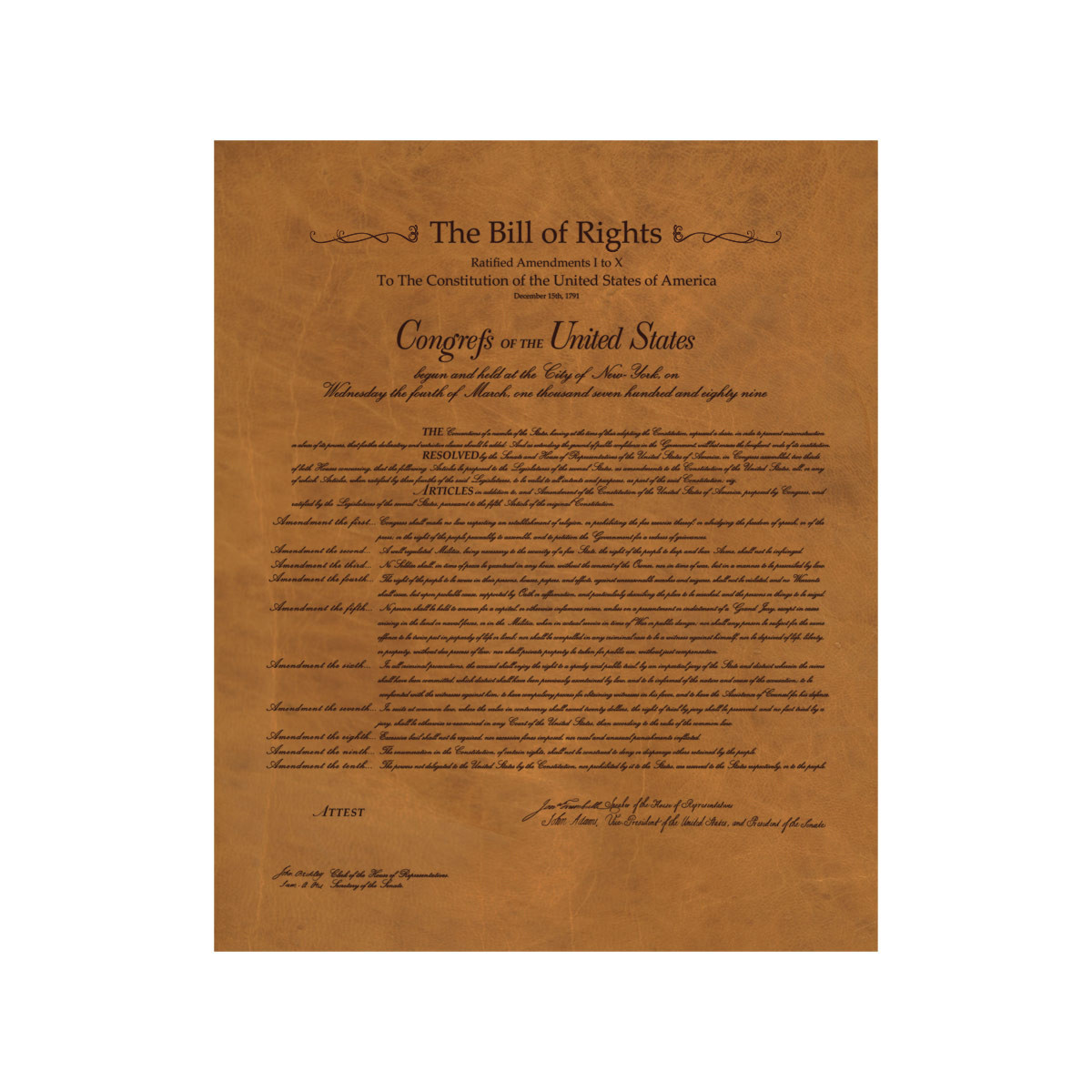 US Bill of Rights with Amendments | Constitution of the United States