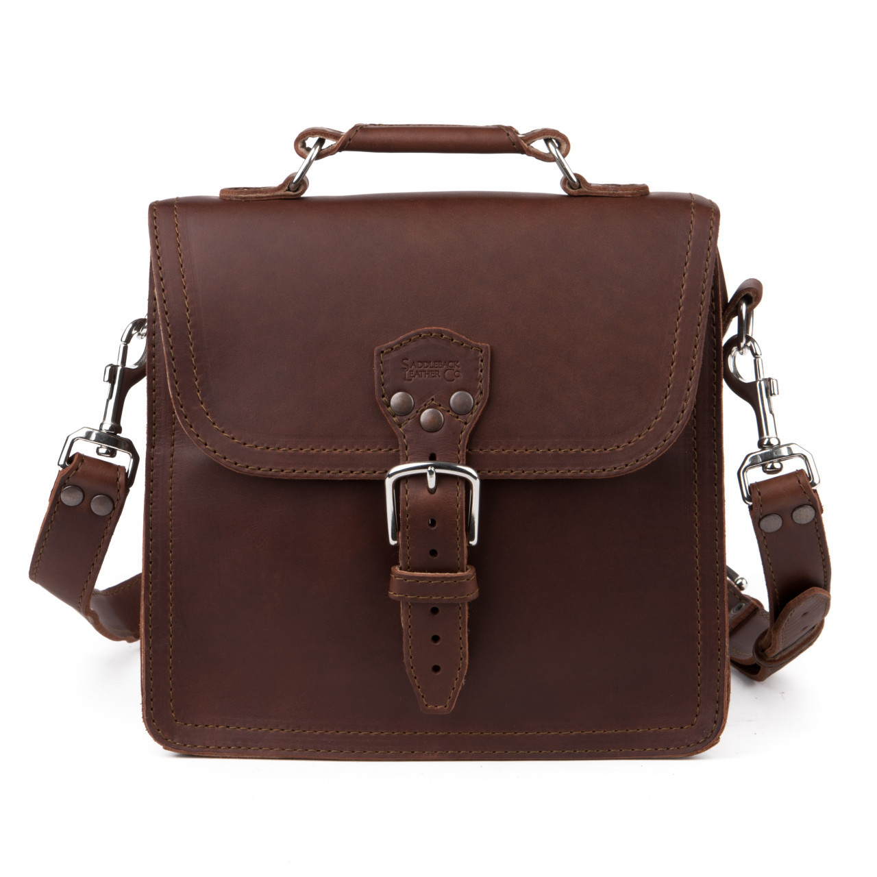 Leather Satchel | Quality Man Bag EDC Case for Men | Saddleback