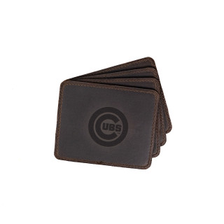 Leather Bifold Wallet | Chicago Cubs | Saddleback MLB