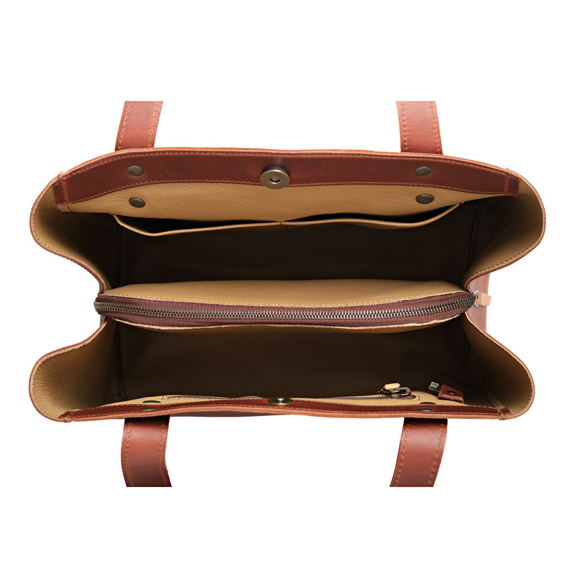 Leather Organizer Satchel