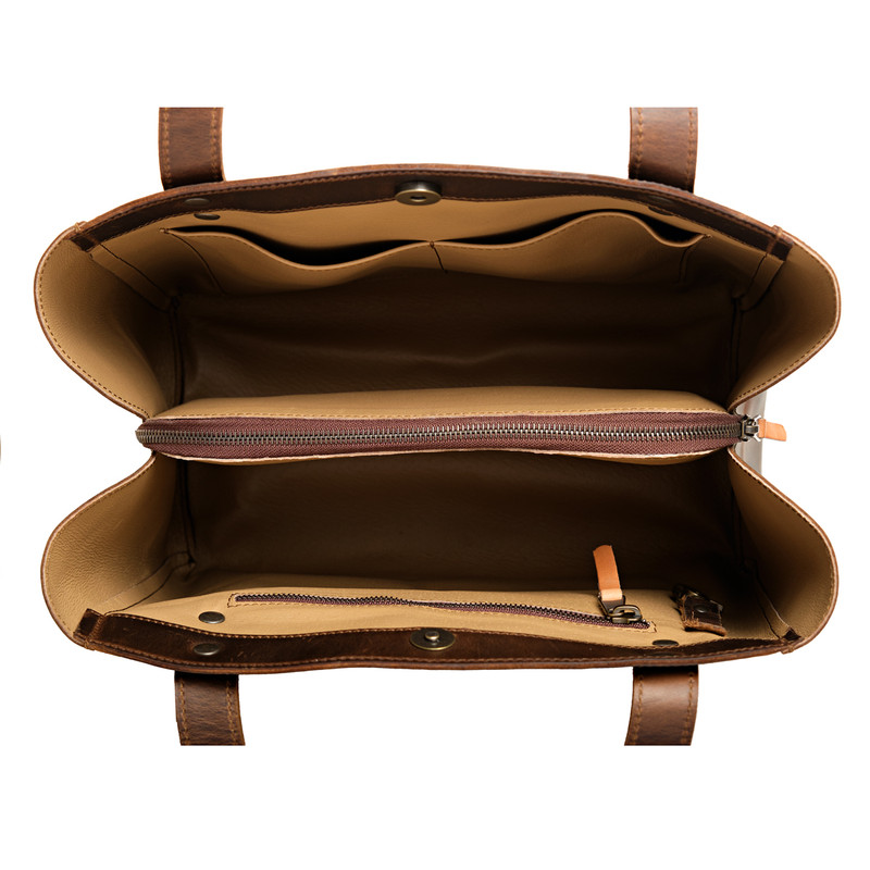 Leather Organizer Satchel