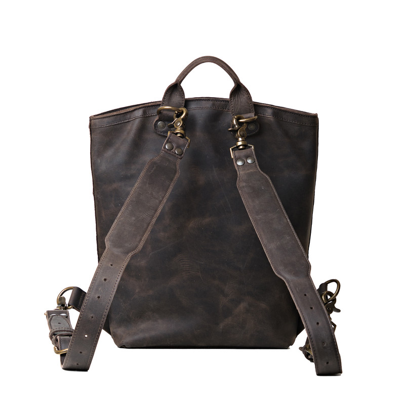 Leather Backpack-The Lanita Collection