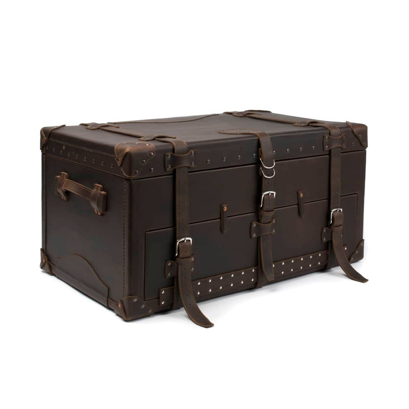 Leather Trunk | Quality Full Grain Steamer Luggage | Saddleback Leather