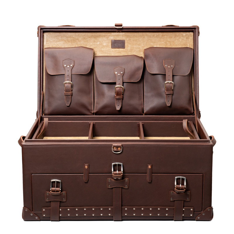 Leather Trunk | Quality Full Grain Steamer Luggage | Saddleback Leather