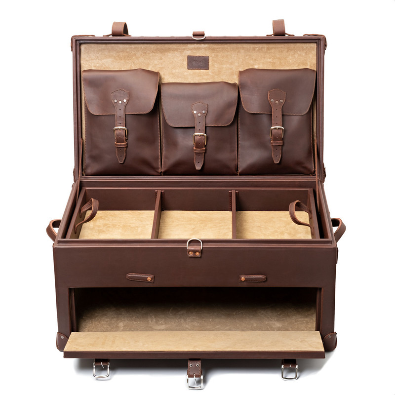 Leather Trunk | Quality Full Grain Steamer Luggage | Saddleback Leather
