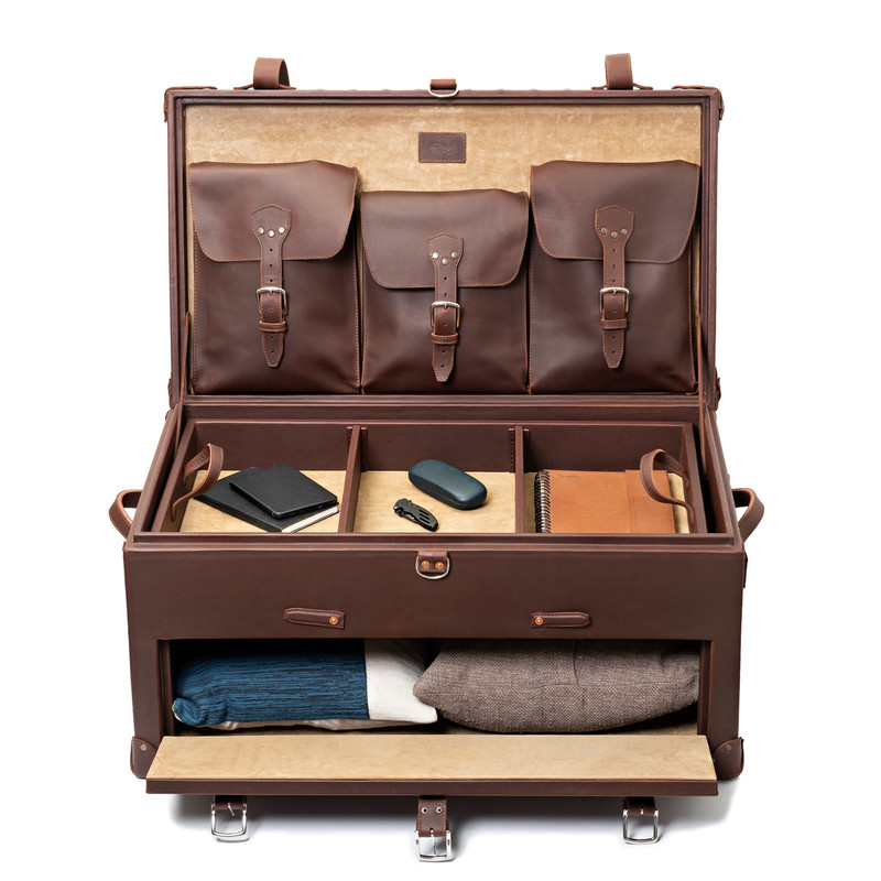 Leather Trunk | Quality Full Grain Steamer Luggage | Saddleback Leather