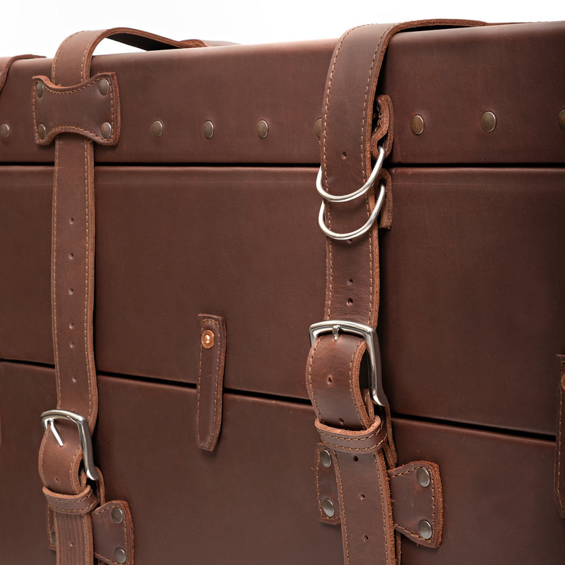Leather Trunk | Quality Full Grain Steamer Luggage | Saddleback Leather