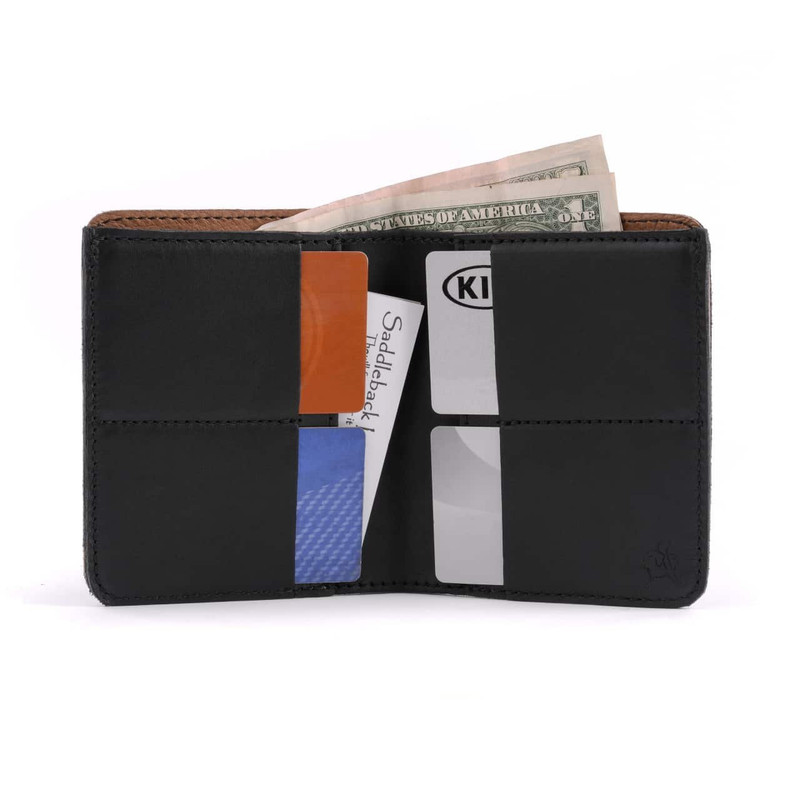 Leather Wallet for Men | Large Bifold Card and Cash with RFID Blocker ...