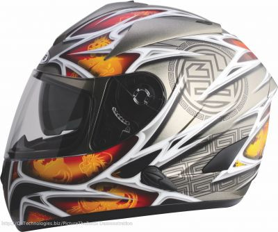 ZEUS HELMET FULL FACE ZS-806 SUN II4