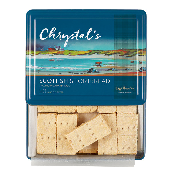 Chrystal's handmade Scottish shortbread (475g tin)