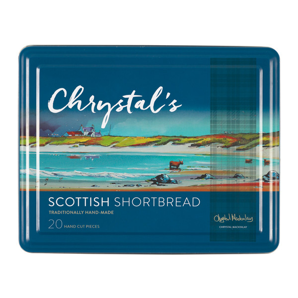 Chrystal's handmade Scottish shortbread (475g tin)
