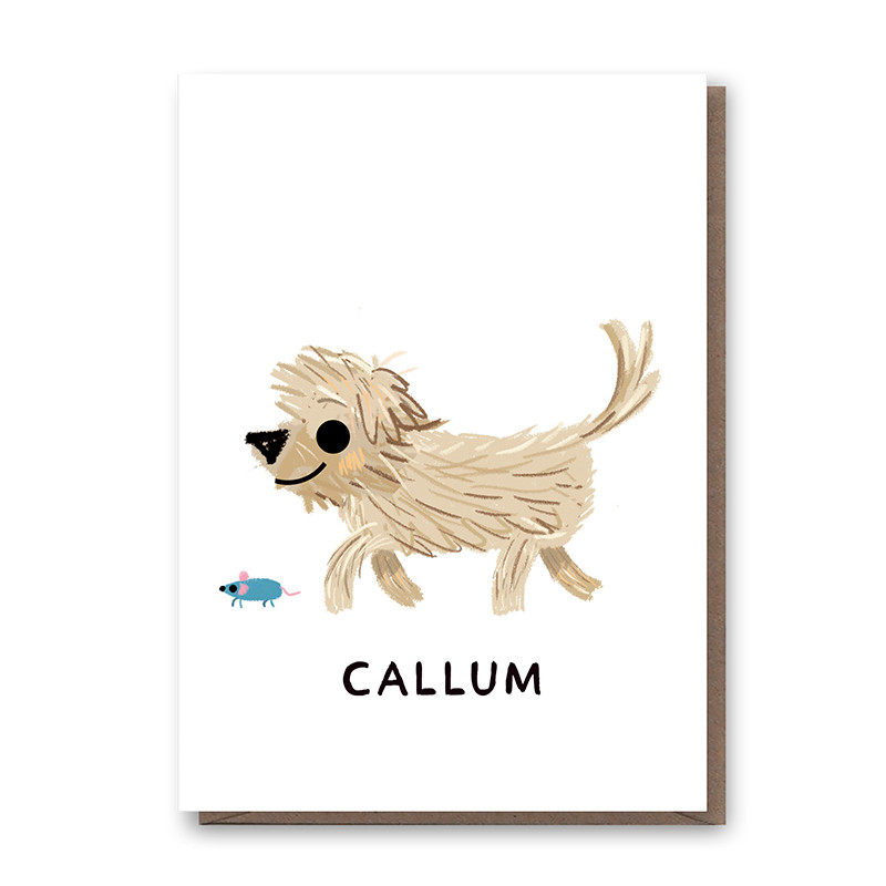 Callum by John Emms greeting card