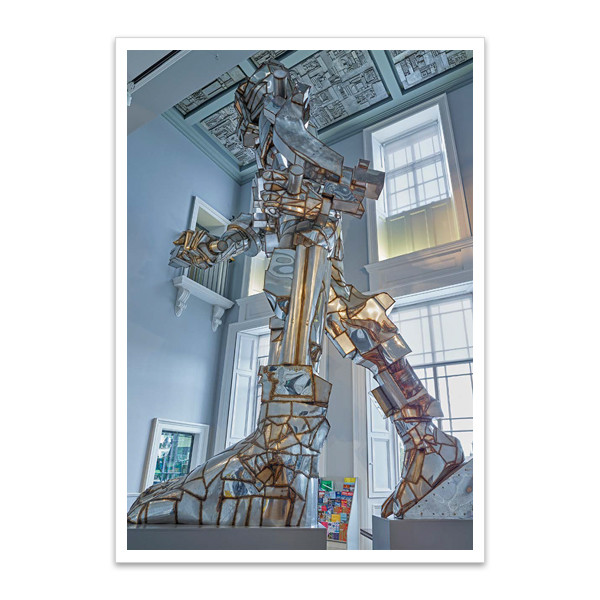 Vulcan by Eduardo Paolozzi A5 postcard