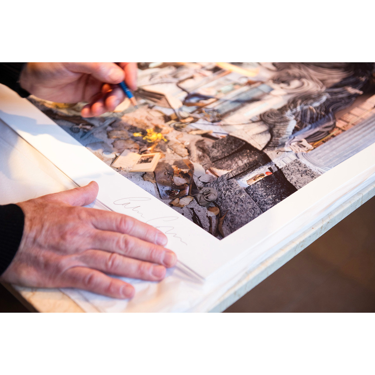 Lord Byron – After Harlow 2024 by Calum Colvin framed limited edition ...