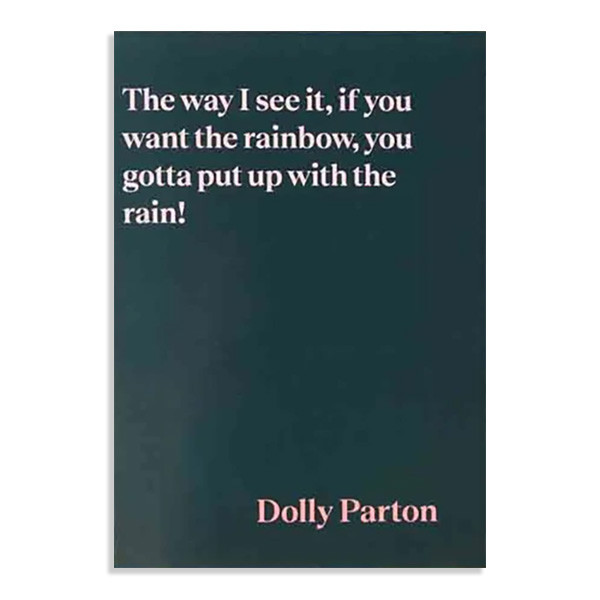 Dolly Parton quote greeting card