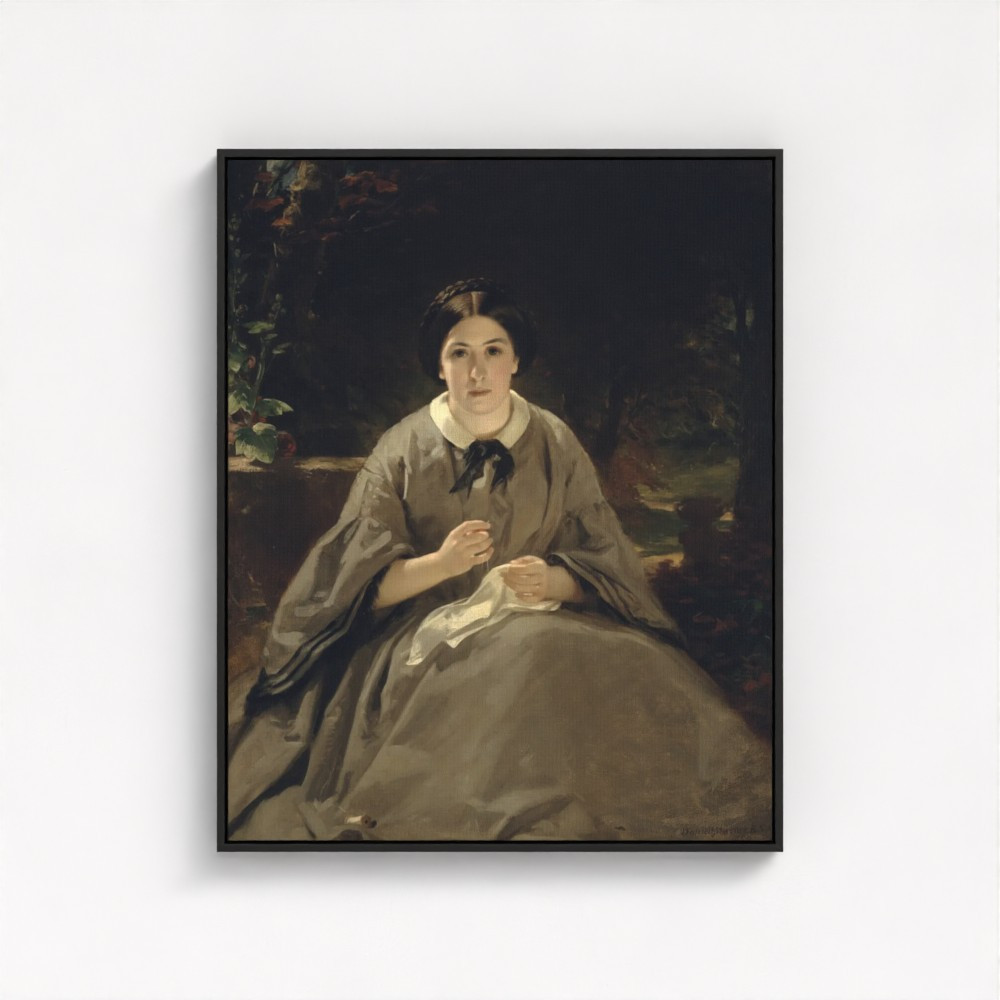 A Lady in Grey by Daniel Macnee custom print