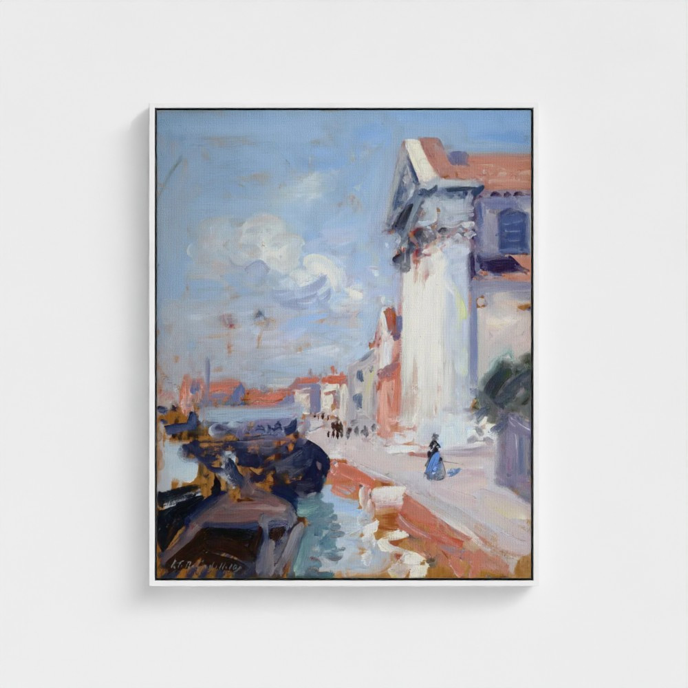On the Canal, Venice by Francis Campbell Boileau Cadell custom print