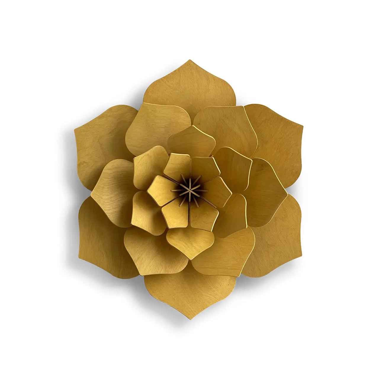 Yellow flower wooden flat pack decoration - National Galleries Scotland
