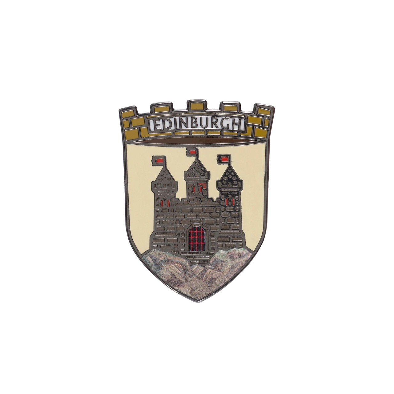 Edinburgh Coat of Arms enamel pin badge | National Galleries of Scotland
