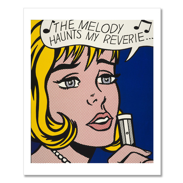 Reverie by Roy Lichtenstein greeting card