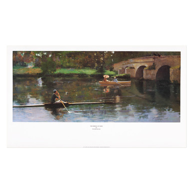 The Bridge at Grez by Sir John Lavery poster print