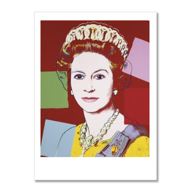 Andy Warhol Queen Elizabeth II Postcard | Reigning Queens A6