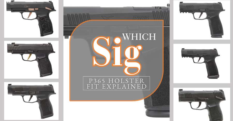 Sig P365 Holster Compatibility Guide | PHLster Holsters - PHLster