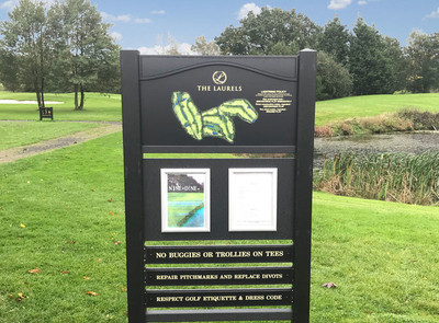 Golf Course Information Signs | Pinseeker