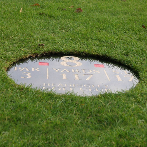 Granite Mow Over Tee Sign - 320mm - Pinseeker