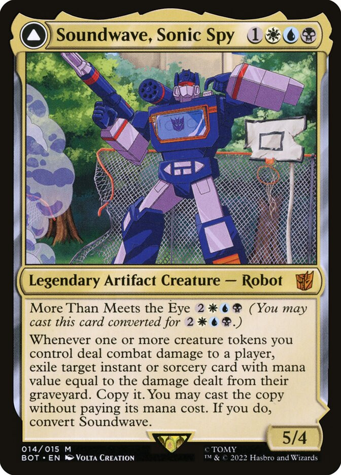 Soundwave, Sonic Spy - Universes Beyond x Transformers [F] - Battle ...