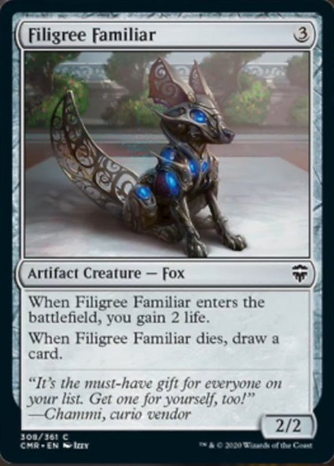 Filigree Familiar - Commander Legends - Battle Wizards Online