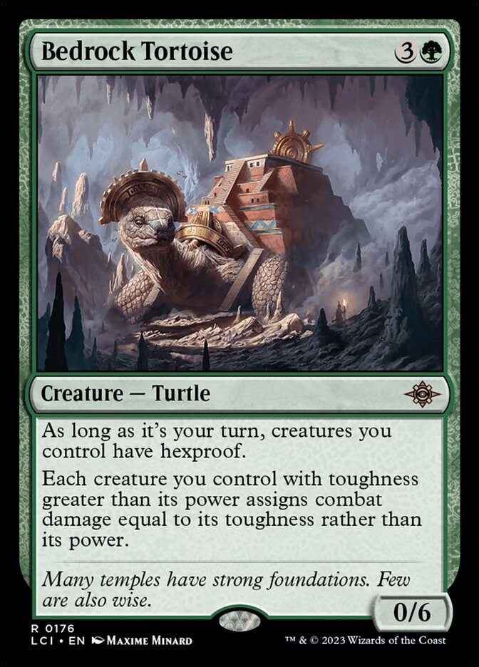Bedrock Tortoise - Lost Caverns of Ixalan - Battle Wizards Online