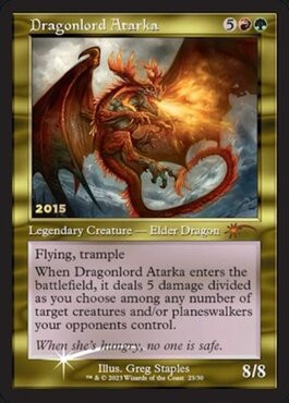 Dragonlord Atarka - Dragons of Tarkir 30th Anniversary Promo Foil ...