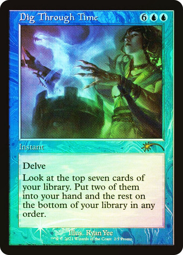 Dig Through Time - Love Your LGS Retro Frame (Foil) - Battle Wizards Online