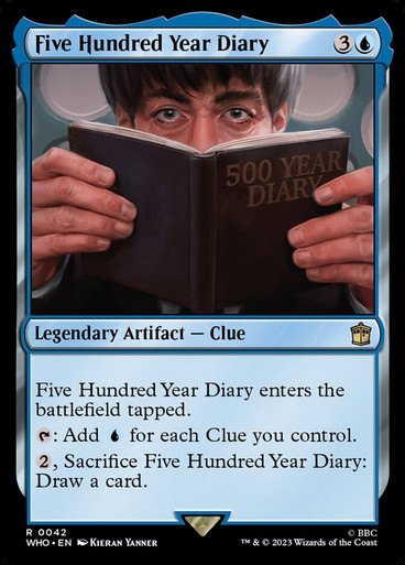 Five Hundred Year Diary - Doctor Who - Battle Wizards Online