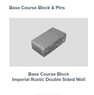 Imperial Rustic Double Face Wall