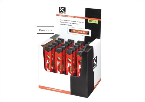 UC227-08 KAPRO 9" Torpedo/Rubber End Level