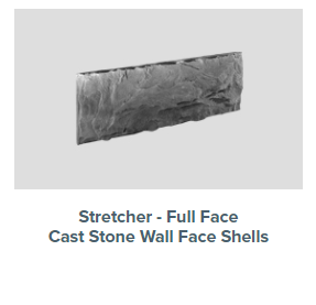 Cast Stone Wall Face Shells