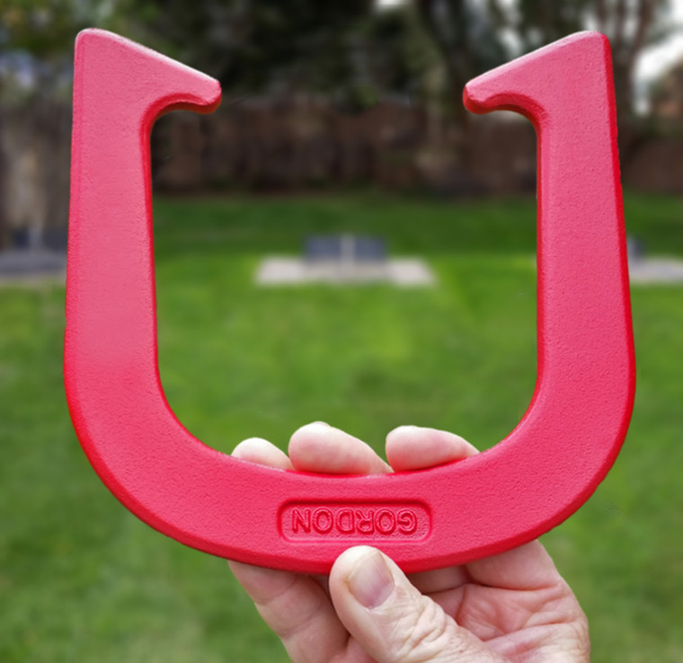 GORDON HORSESHOES - RED - Omega Horseshoe Co.