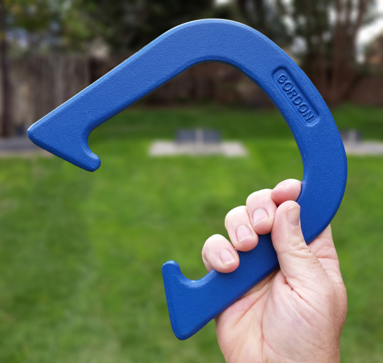 GORDON HORSESHOES - BLUE - Omega Horseshoe Co.