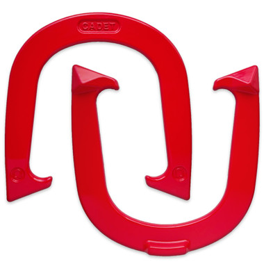 CADET HORSESHOES - RED - Omega Horseshoe Co.