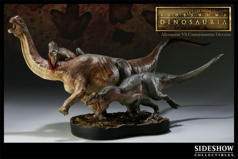 Allosaurus vs. Camarasaurus Diorama by Sideshow - Dan's Dinosaurs